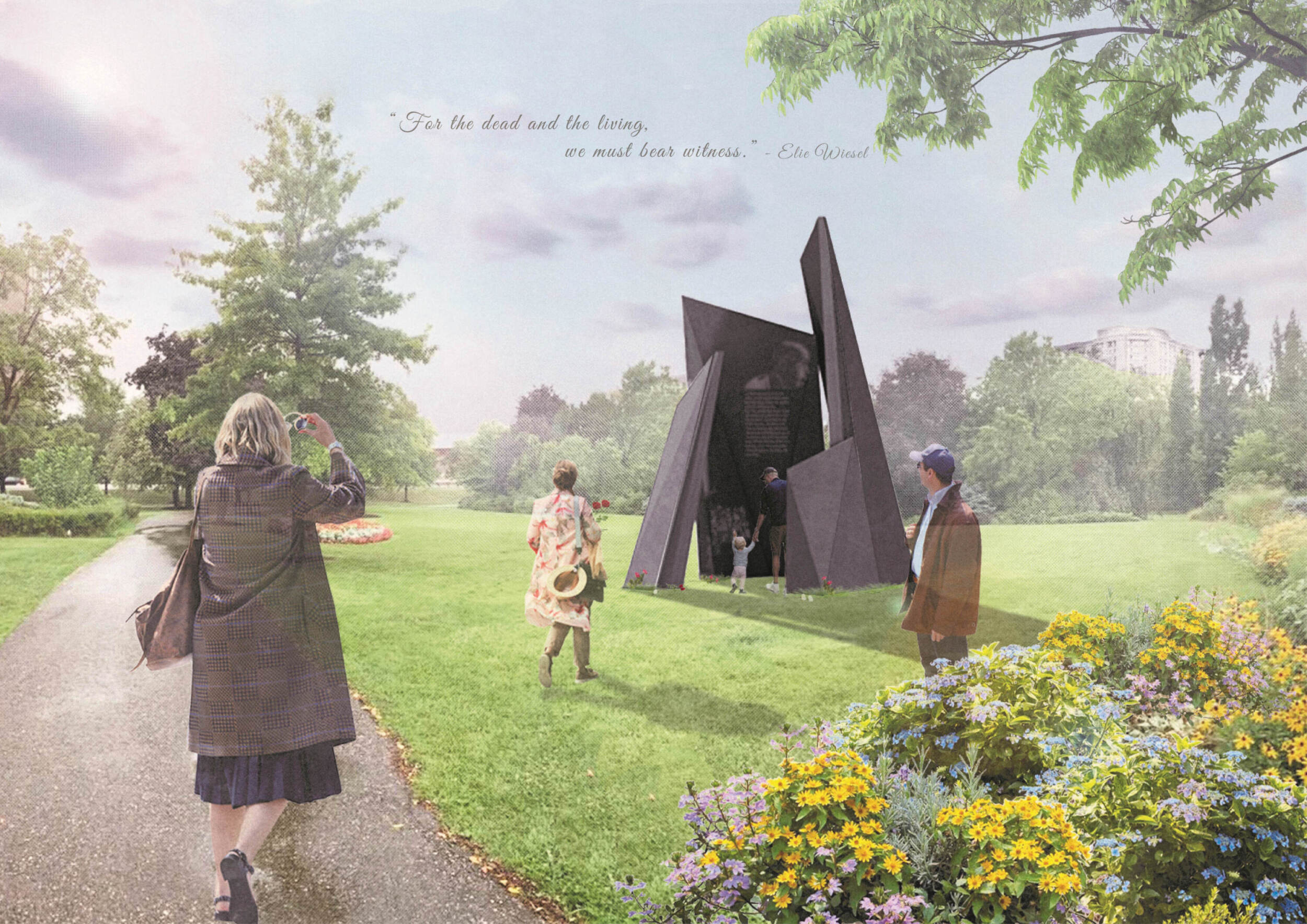 Architecture project // Fragmented Forms of Concrete and Metal Panels ...