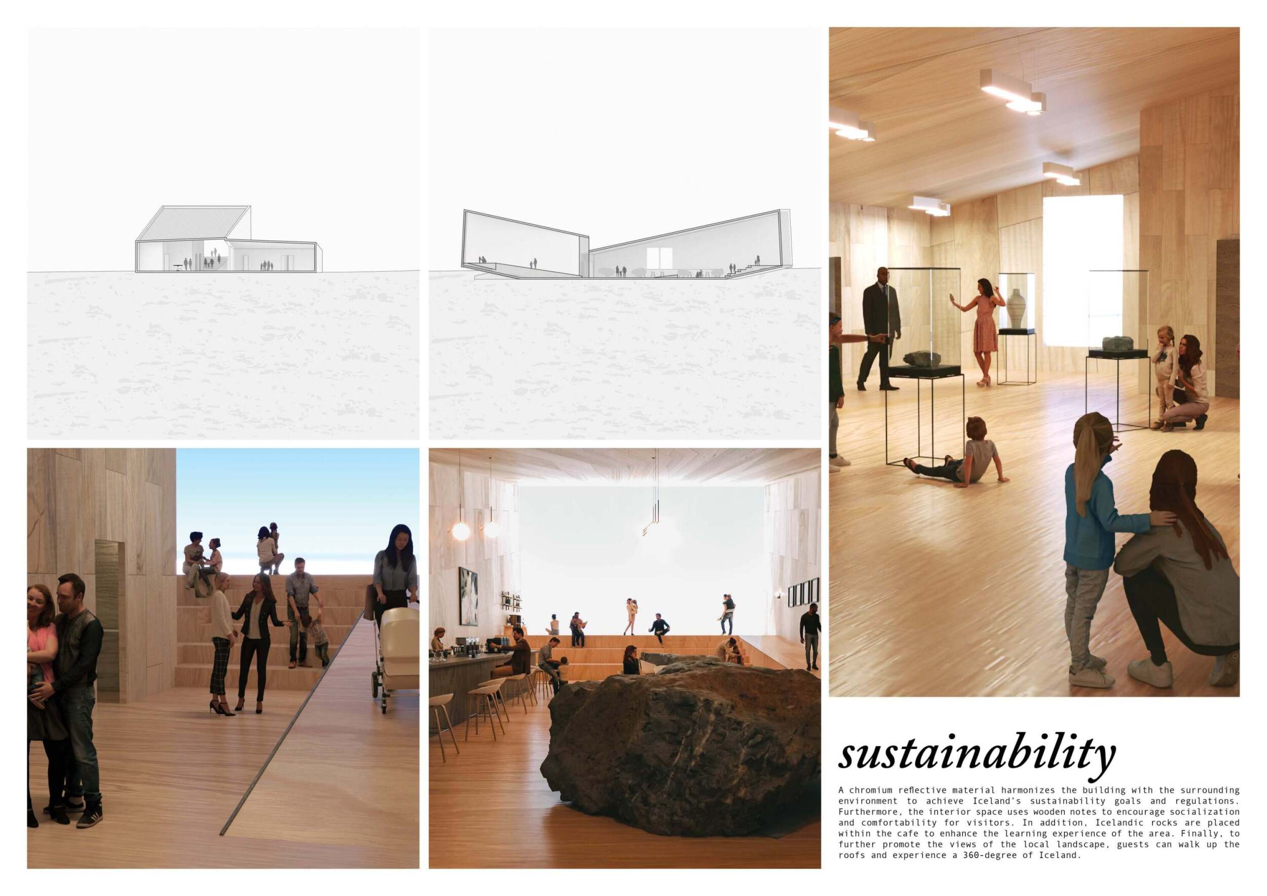 Architecture project // Chromium Reflections and Icelandic Rocks ...