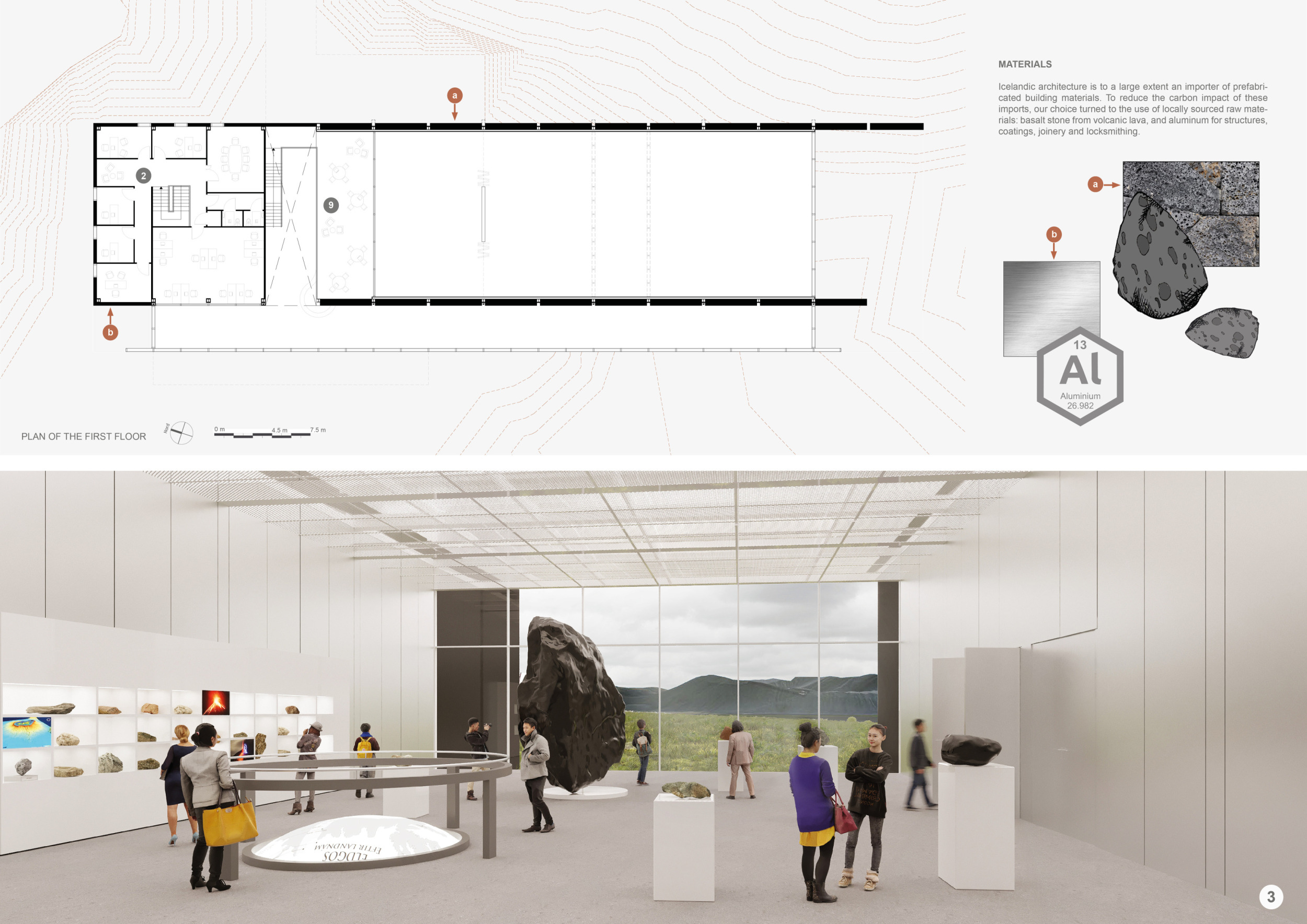 Architecture project // Volcanic Basalt Structure That Harmonizes with Natural Landscapes